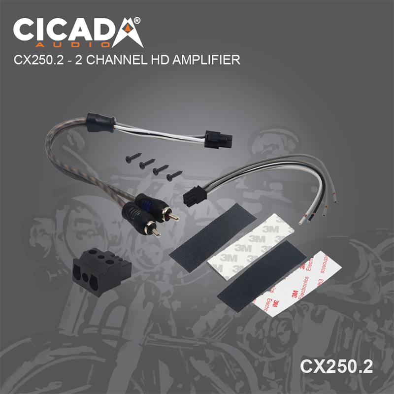 CX250.2D 250w x 2 Amplifier - Cicada Audio