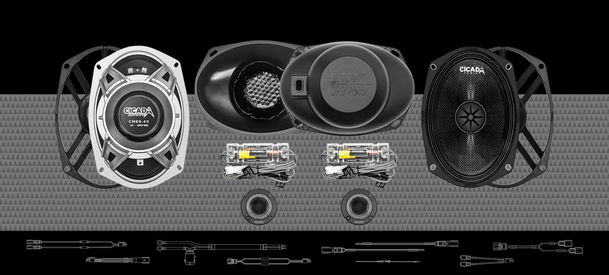 Best Amplified Motorcycle Audio Speakers - Cicada Audio